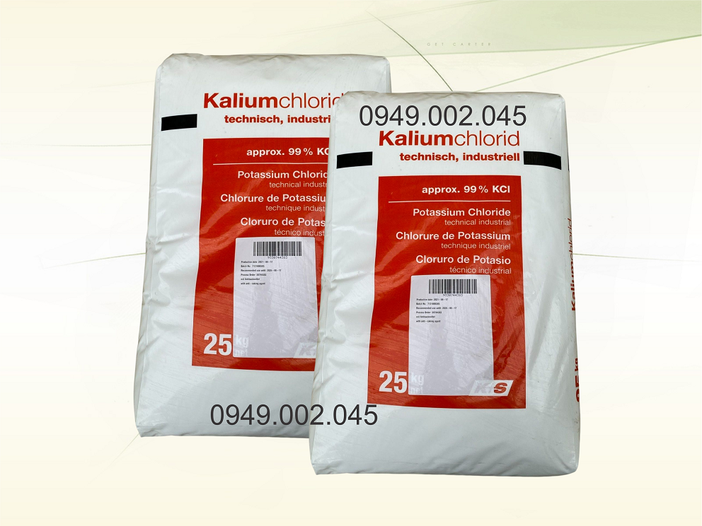 Kali Đức - Potassium Chloride (Kali trắng) bổ sung khoáng chất cần ...